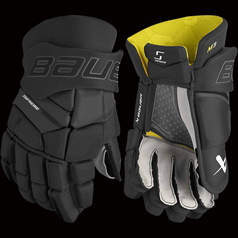 Bauer Supreme M3 Hockey Gloves - Anatomical Fit | TheSkateEscape